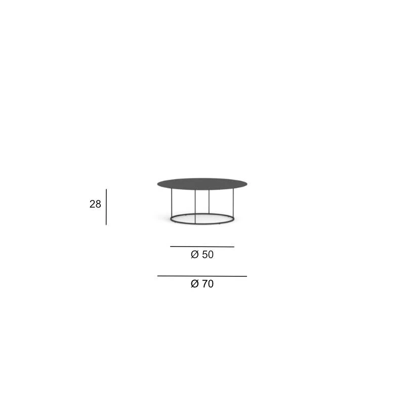Roda ZEFIRO Couchtisch 70 cm